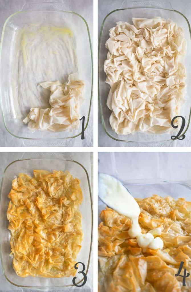 Bougatsa - Crispy Filo Pastry Filled With Warm Custard Cream - Real ...