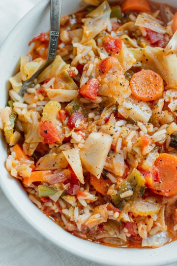 Greek Rice And Cabbage (Lahanorizo) - Real Greek Recipes